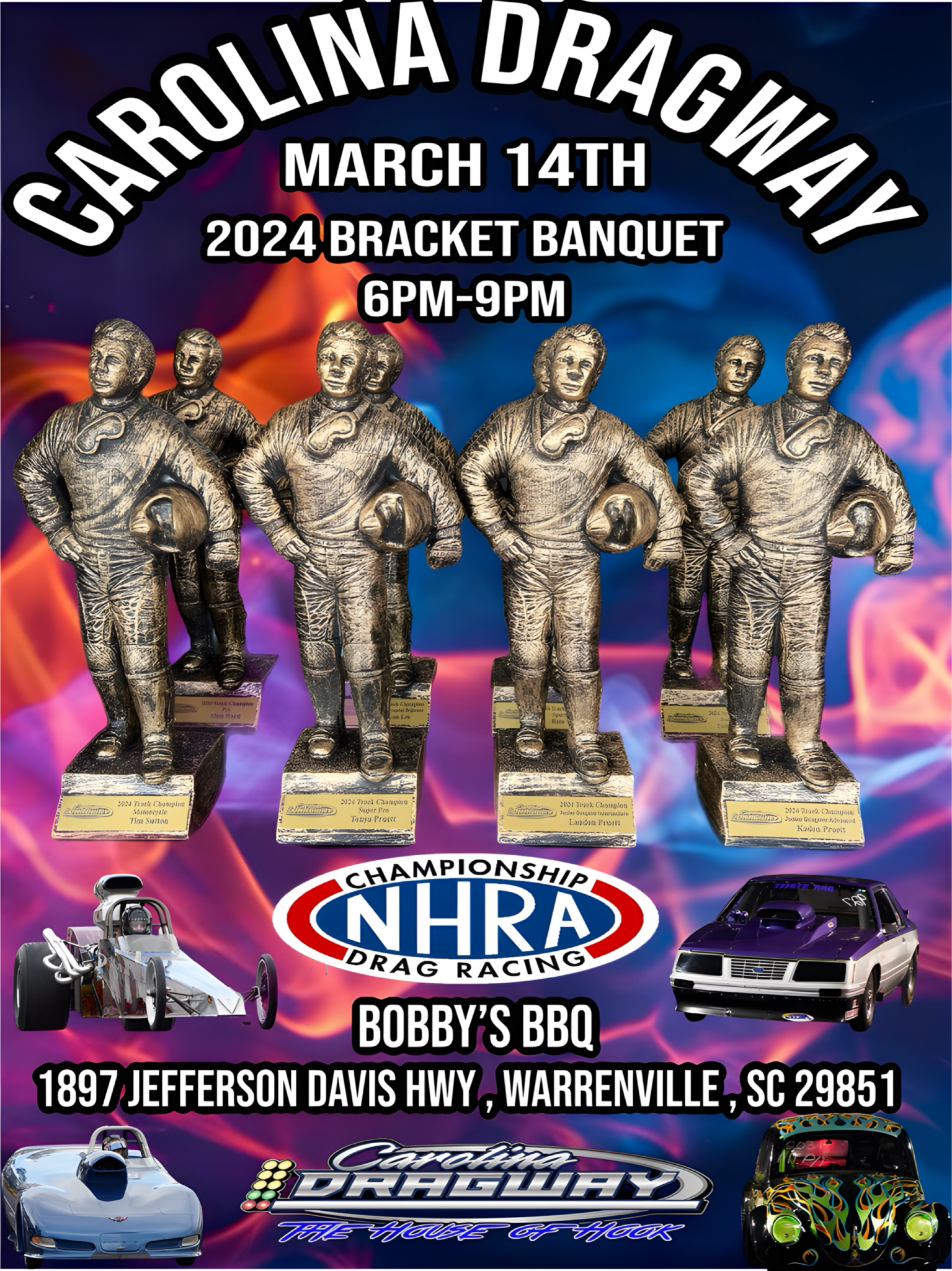 Events for April 2026 – Carolina Dragway "The House of Hook" in Aiken, SC