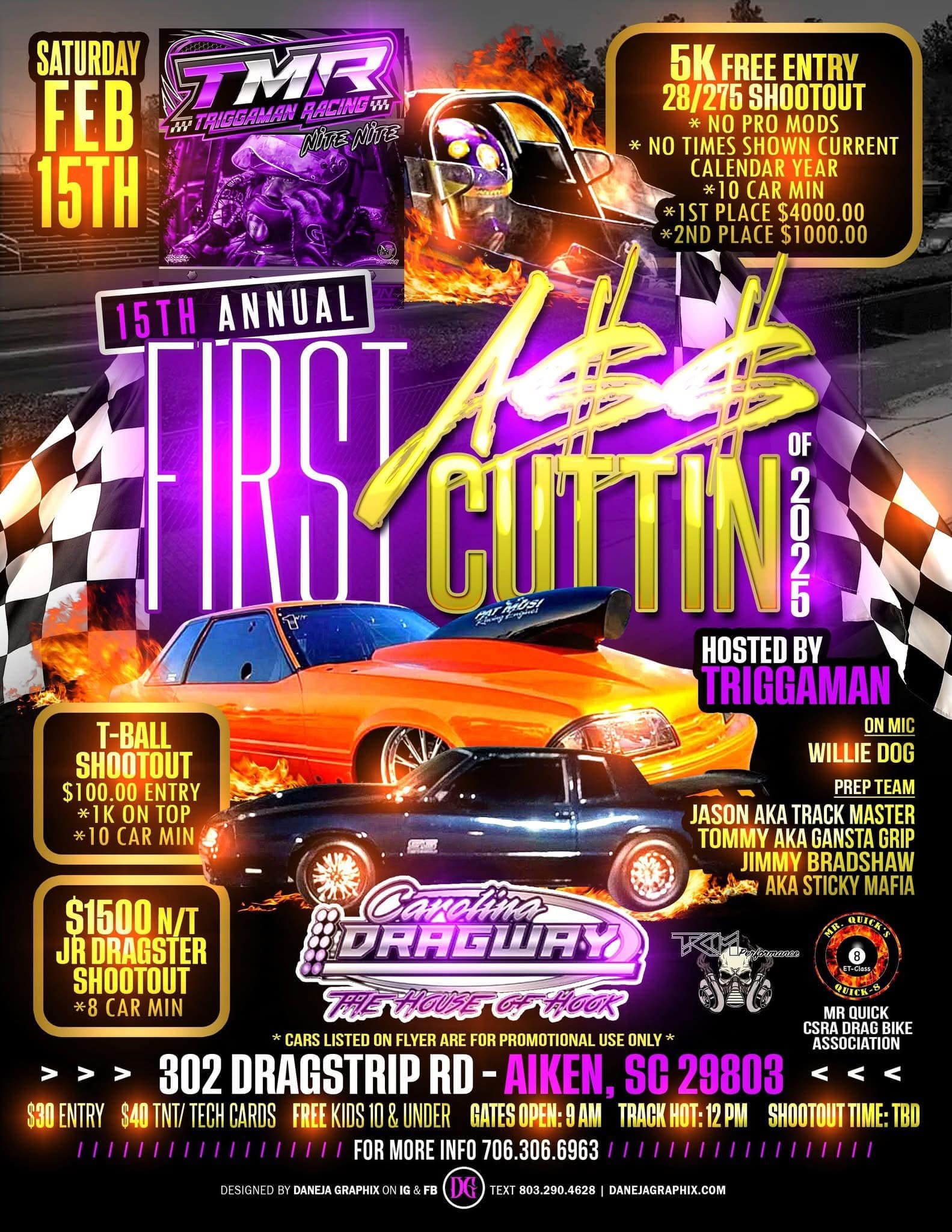 Events for April 2026 – Carolina Dragway "The House of Hook" in Aiken, SC