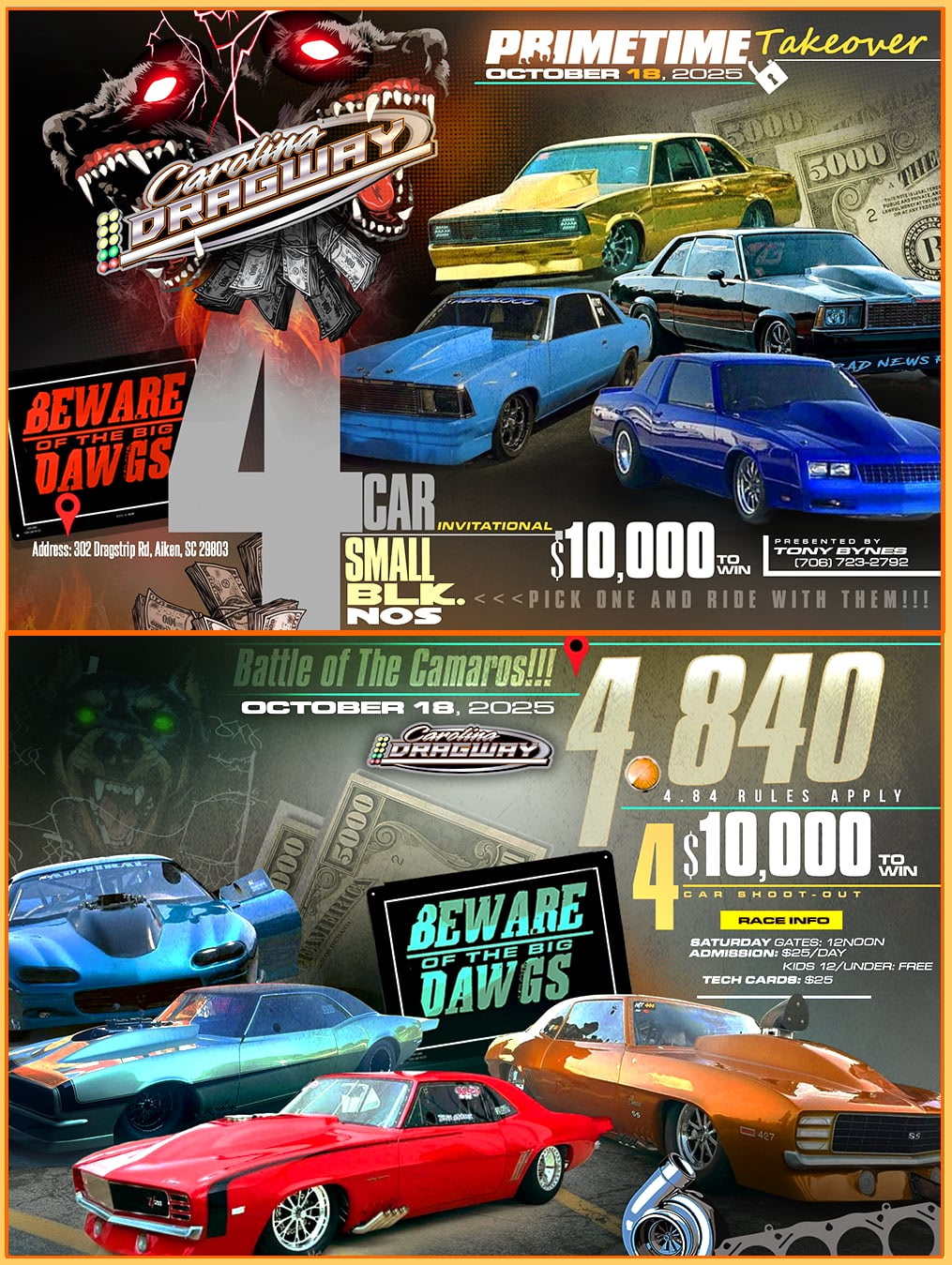 Events for May 2026 – Carolina Dragway "The House of Hook" in Aiken, SC